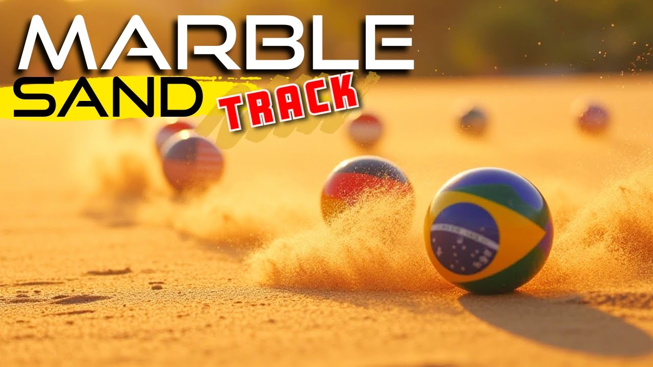 MARBLE SAND RACE - World Marbles Championship : 8-Nation Showdown - YouTube