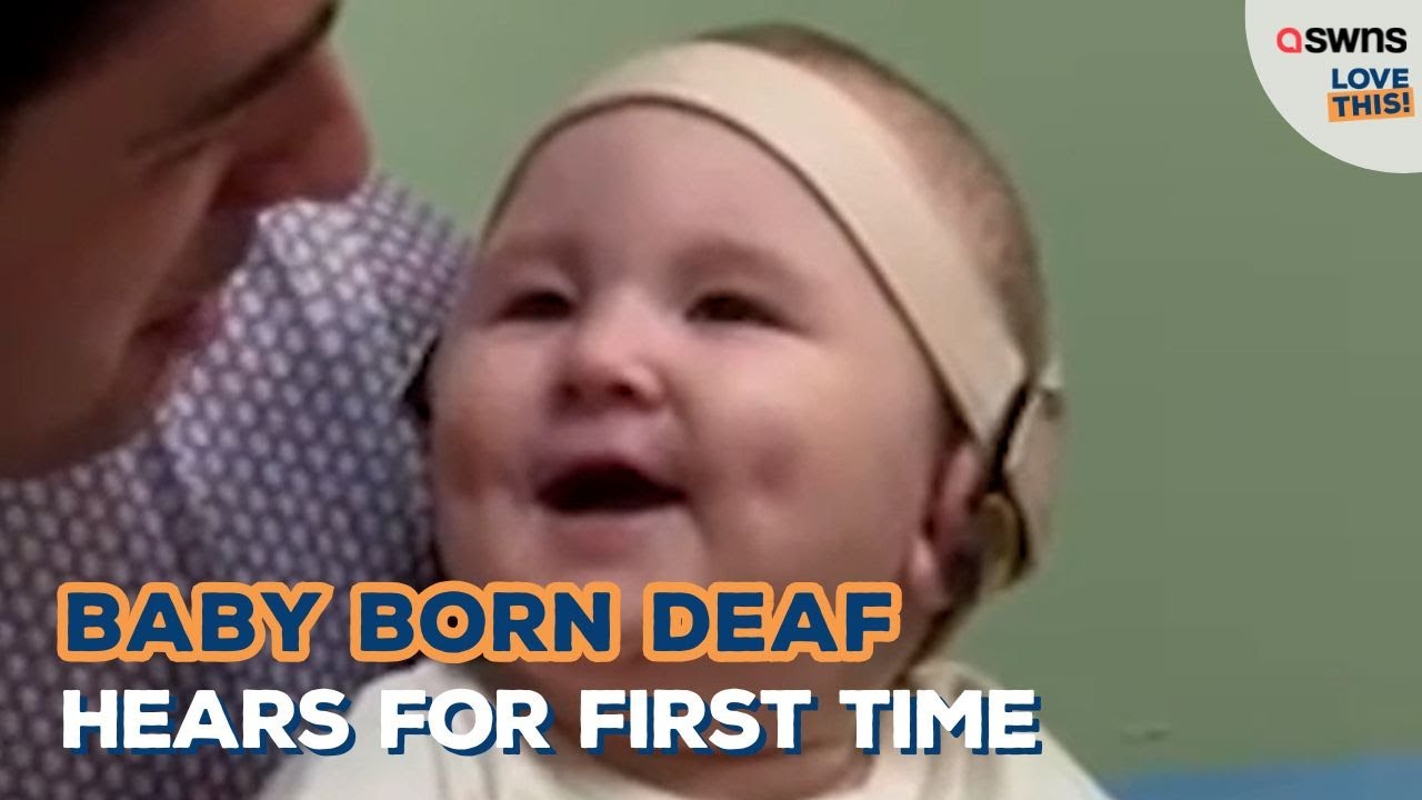 Baby born deaf hears for the first time ️😭 | LOVE THIS! - YouTube
