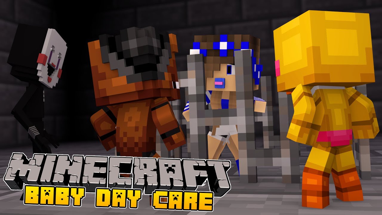 Minecraft-Baby Day Care-LITTLE CARLY CAPTURES BABY FNAF!! - YouTube