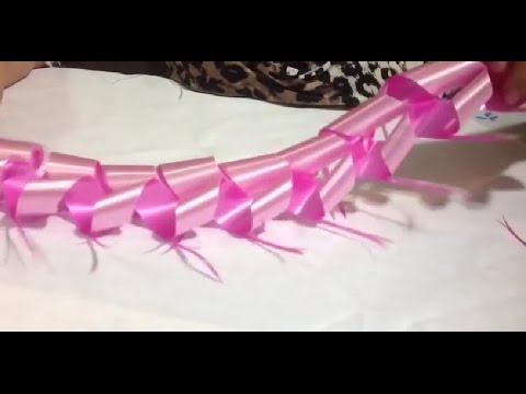 como hacer un festón - YouTube