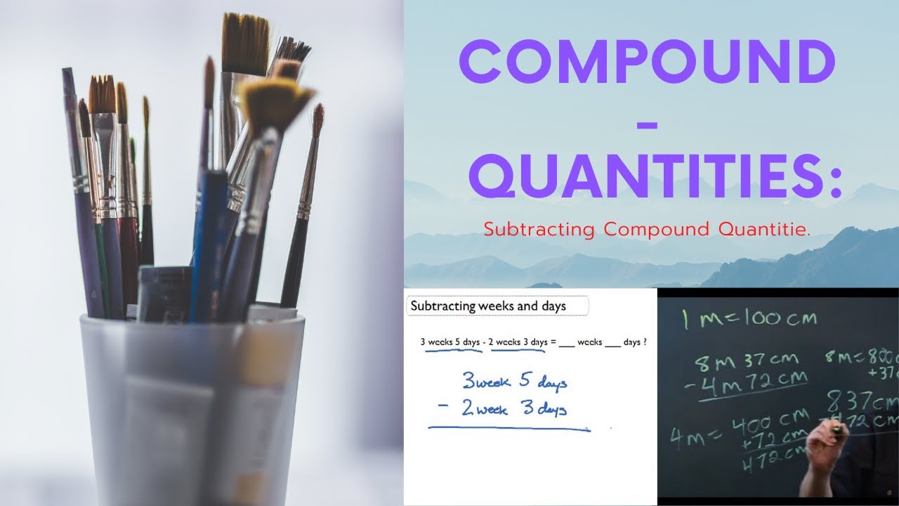 Subtracting Compound Quantities ( Units). - YouTube