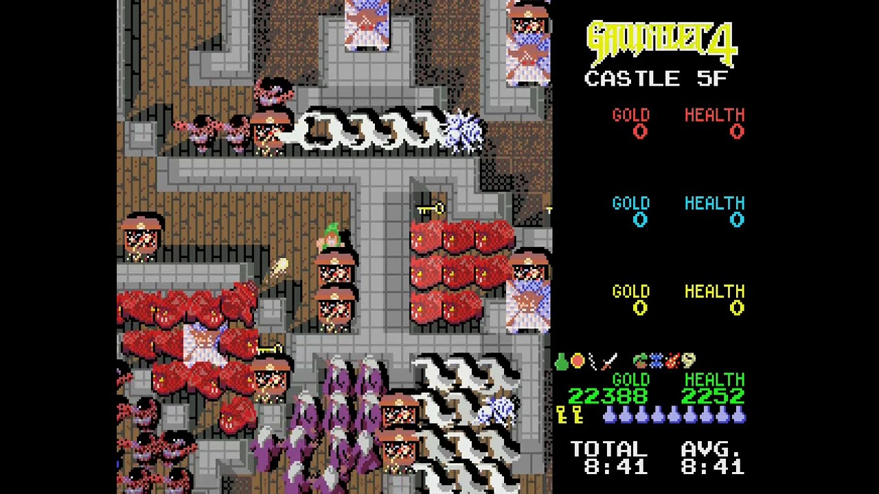 Gauntlet IV | Sega Mega Drive | Quest Mode | Questor the Elf | Castle ...