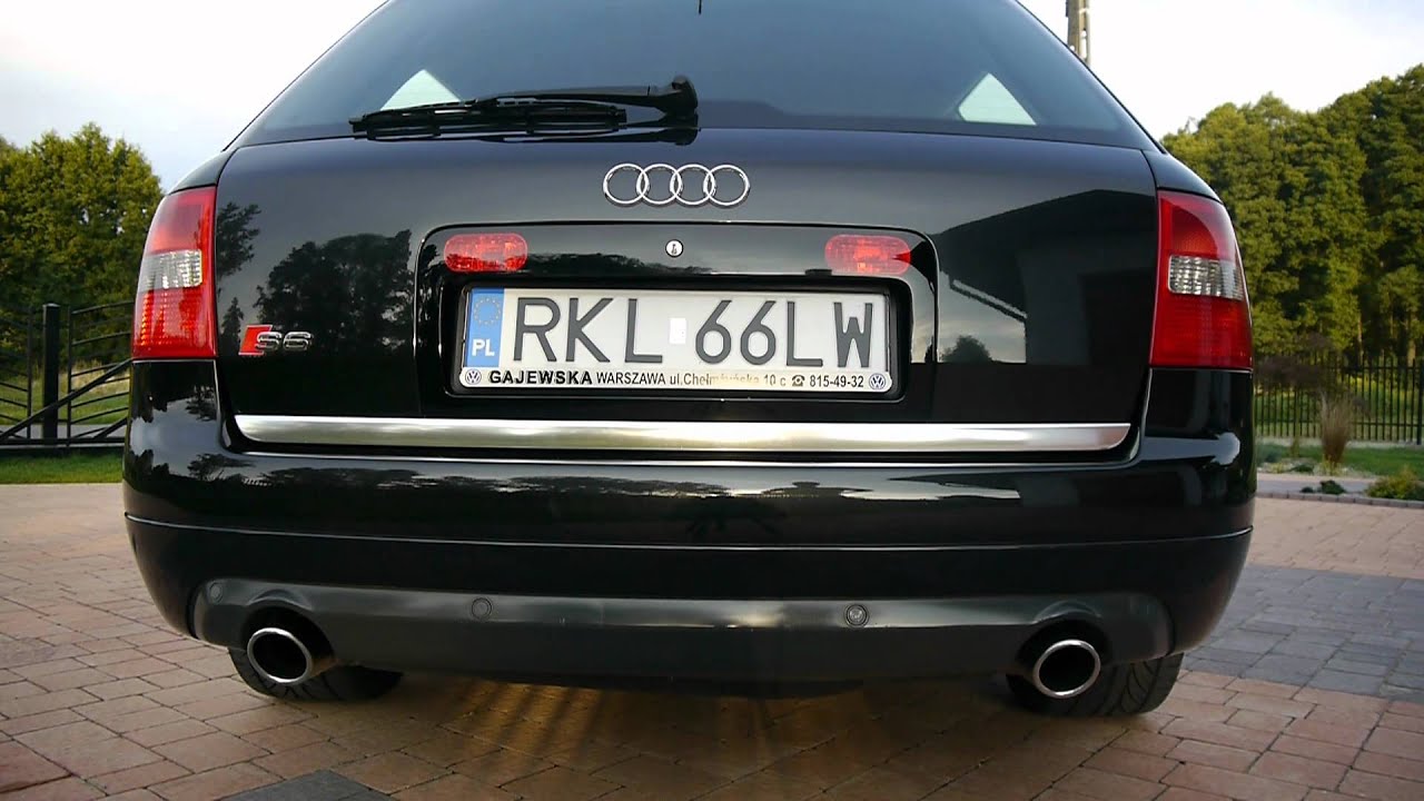 Audi S6 C5 Magnaflow Catalytic Converters exhaust sound - YouTube