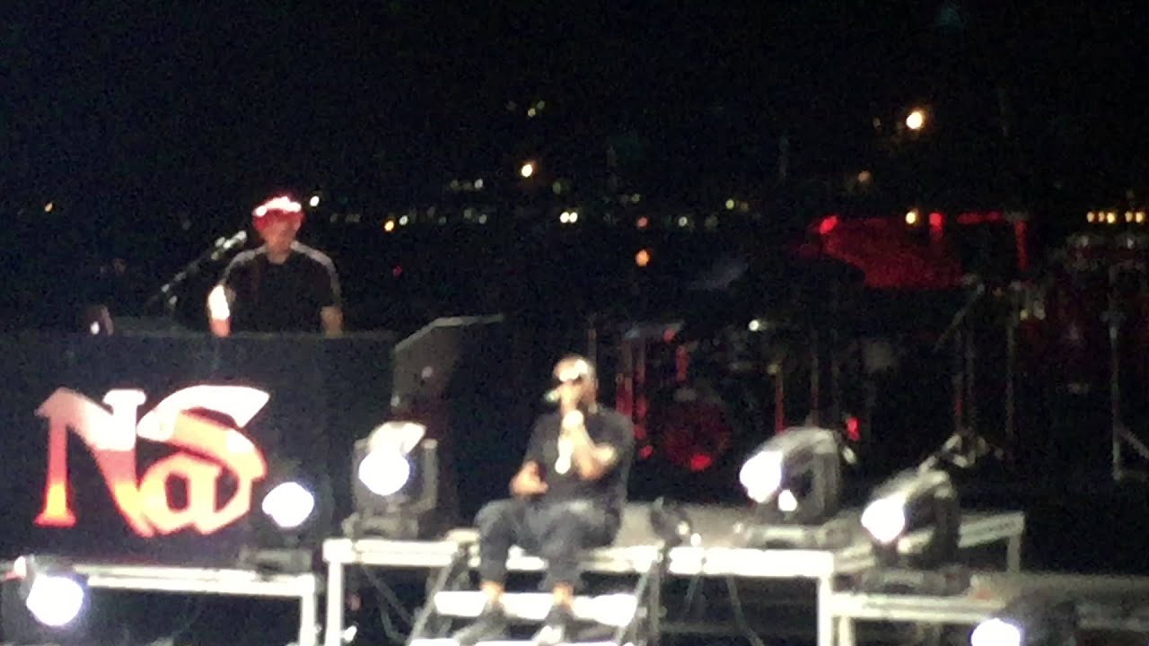 Nas "One Mic" at Chene Park- Detroit, MIs - YouTube