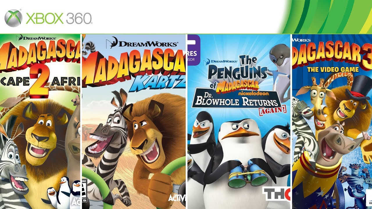 Madagascar Games for Xbox 360 - YouTube