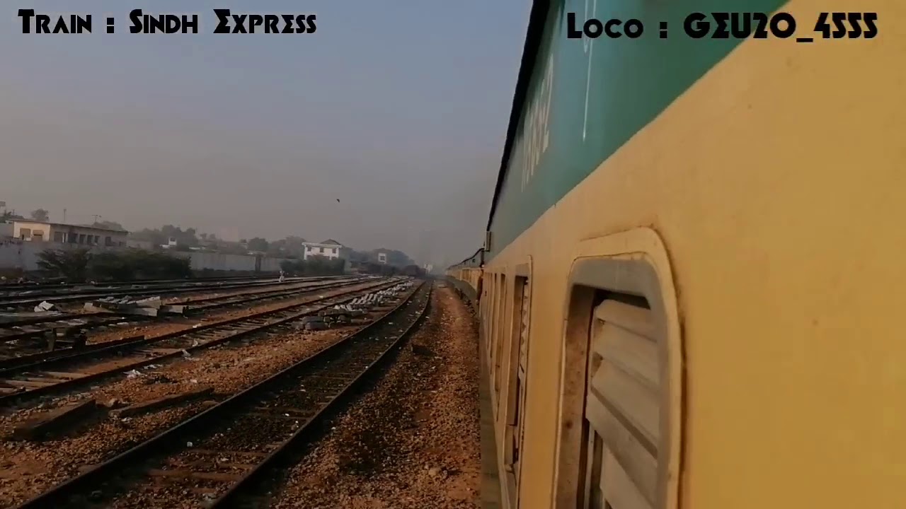 Departure of Sindh Express From Karachi Cantt Station - YouTube