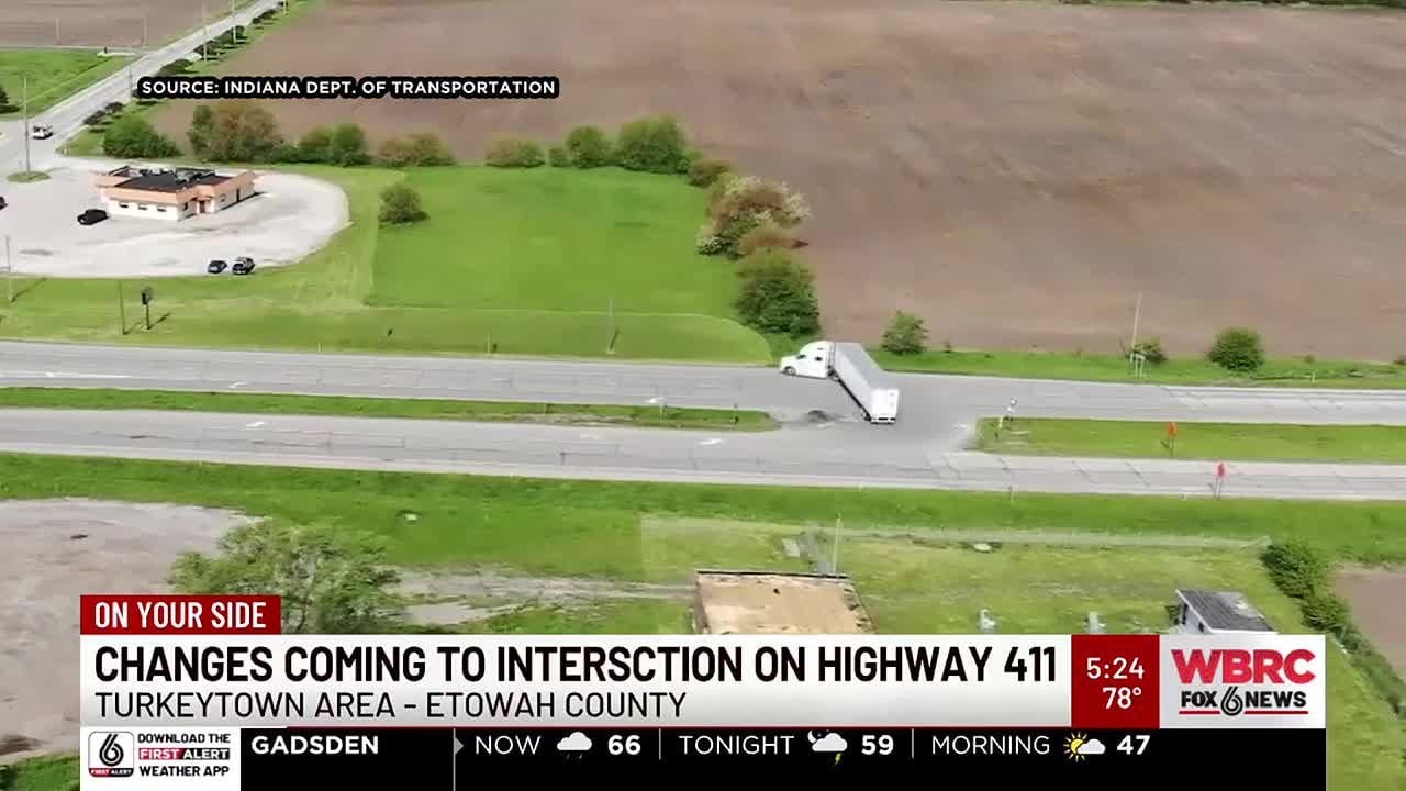 Changes coming to intersection on Highway 411 - Turkeytown area in ...
