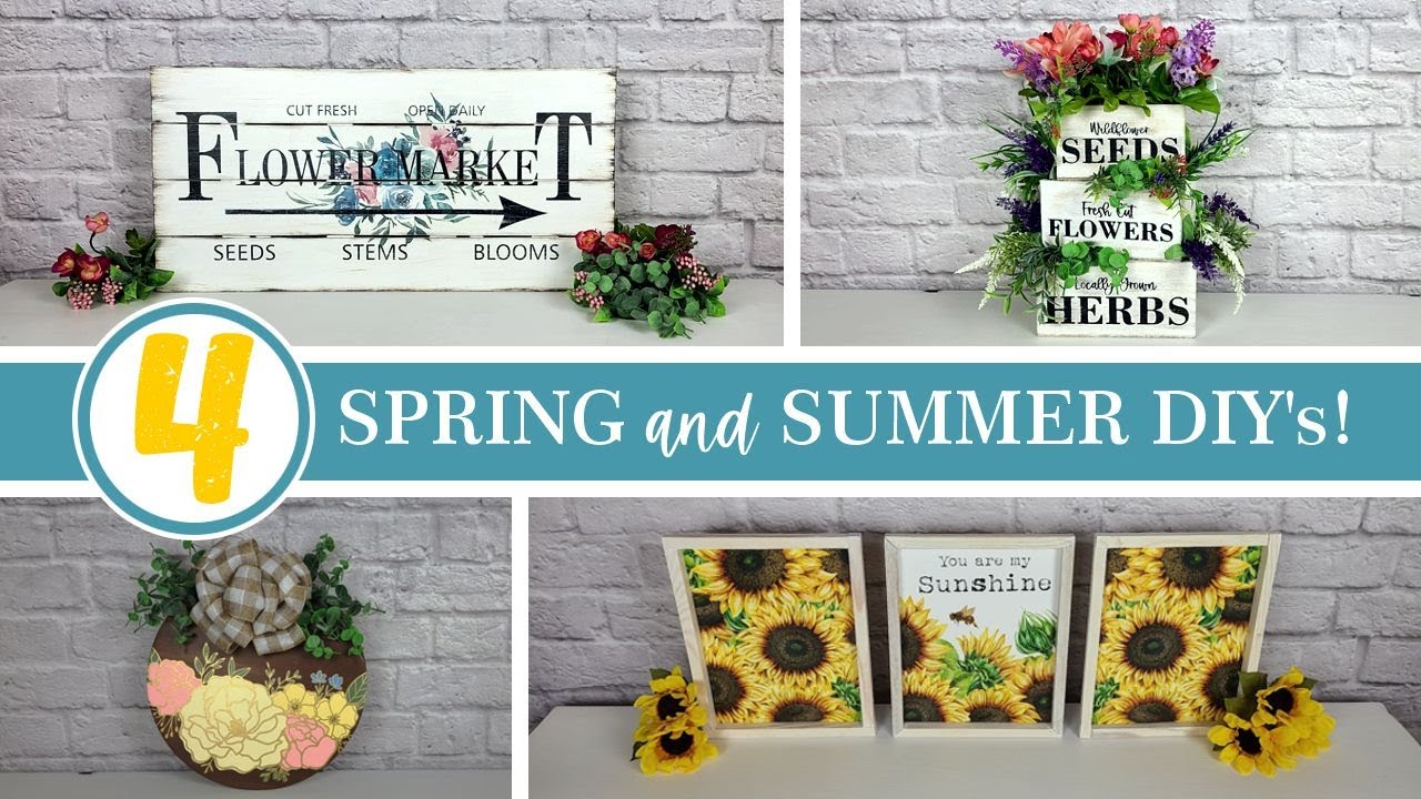 April Showers Bring May Flowers Spring and Summer DIY's l Farmhouse ...