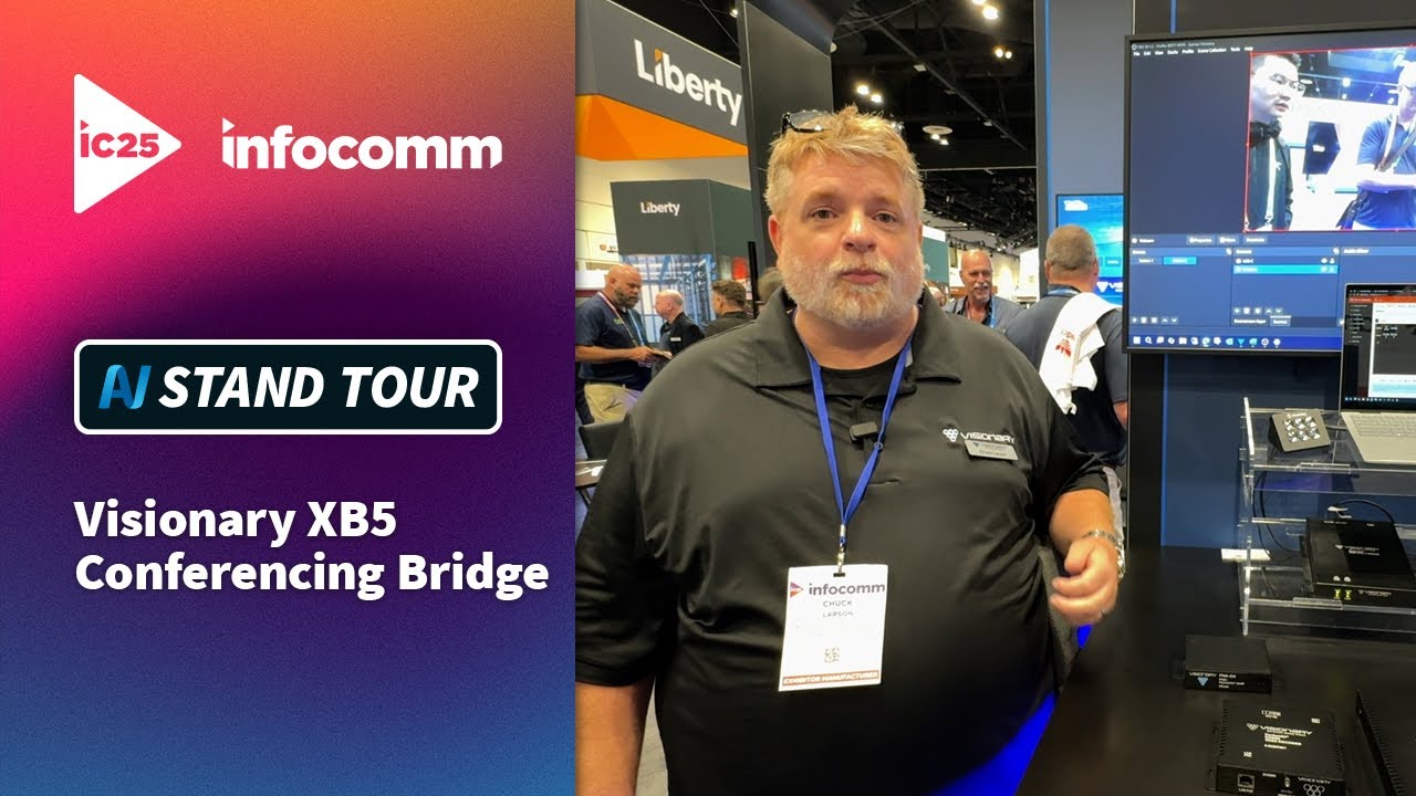 InfoComm 2025: Visionary XB5 Conferencing Bridge - YouTube