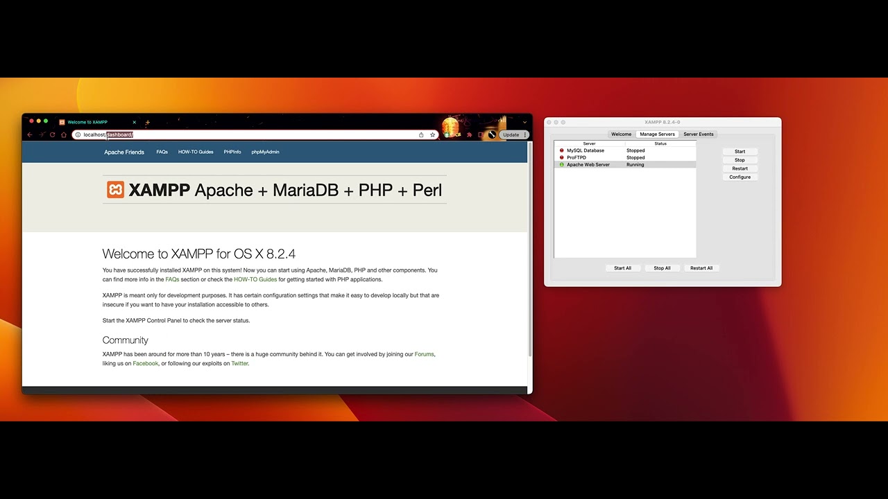 hw1 localhost webpage demo - YouTube