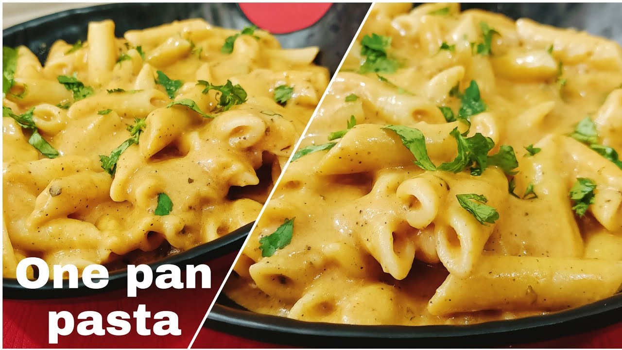 Creamy pasta , No cheese,No vegetables,No cream / how to make pasta at ...