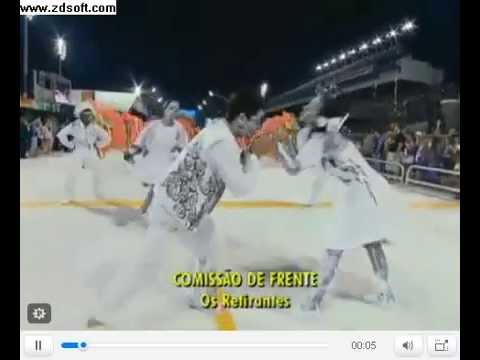 Renata Pinheiro na Comissão de Frente da Leandro de Itaquera