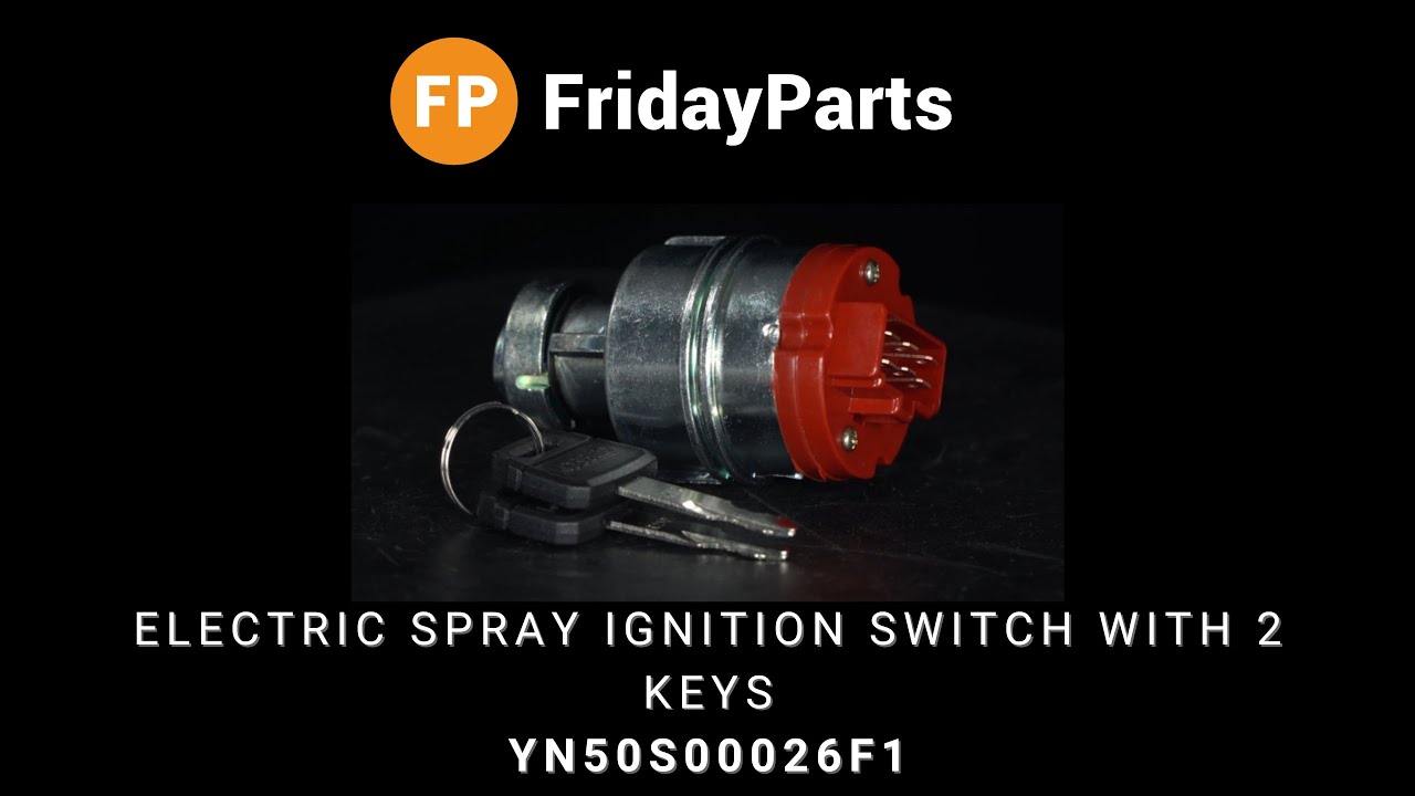 Electric Spray Ignition Switch with 2 Keys YN50S00026F1 for Kobelco ...