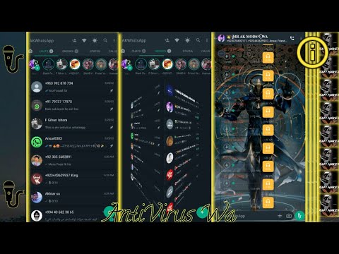AKWHATSAPP V4.00 com.ak  ANTIVIRUS IMUNE WHATSAPP Not Stuck 100% Top Spam Running