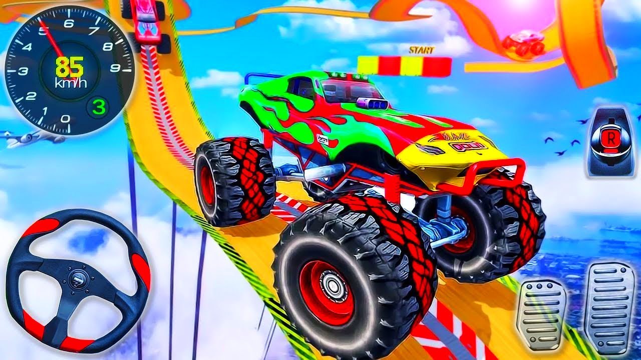 Monster Car Driving Game 3D - Monster 😮CarDriving Simulator 3D ...