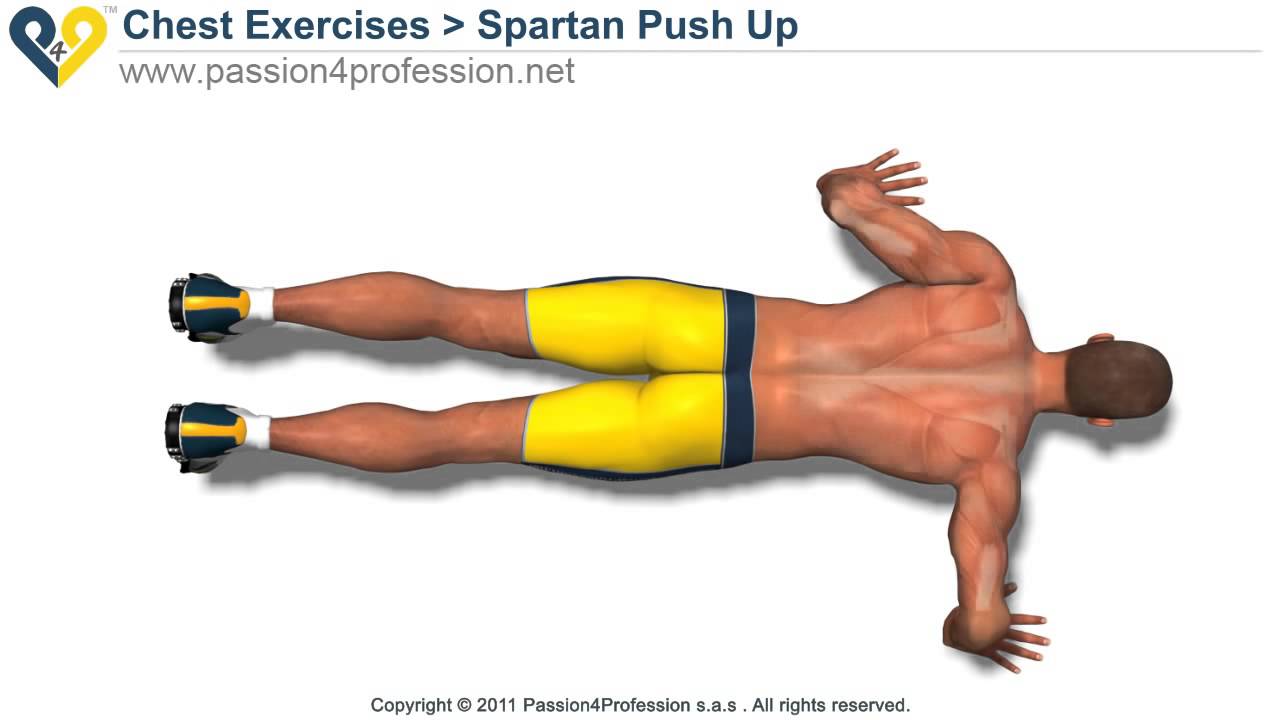 Lose weight : Spartan Push Up exercice - YouTube