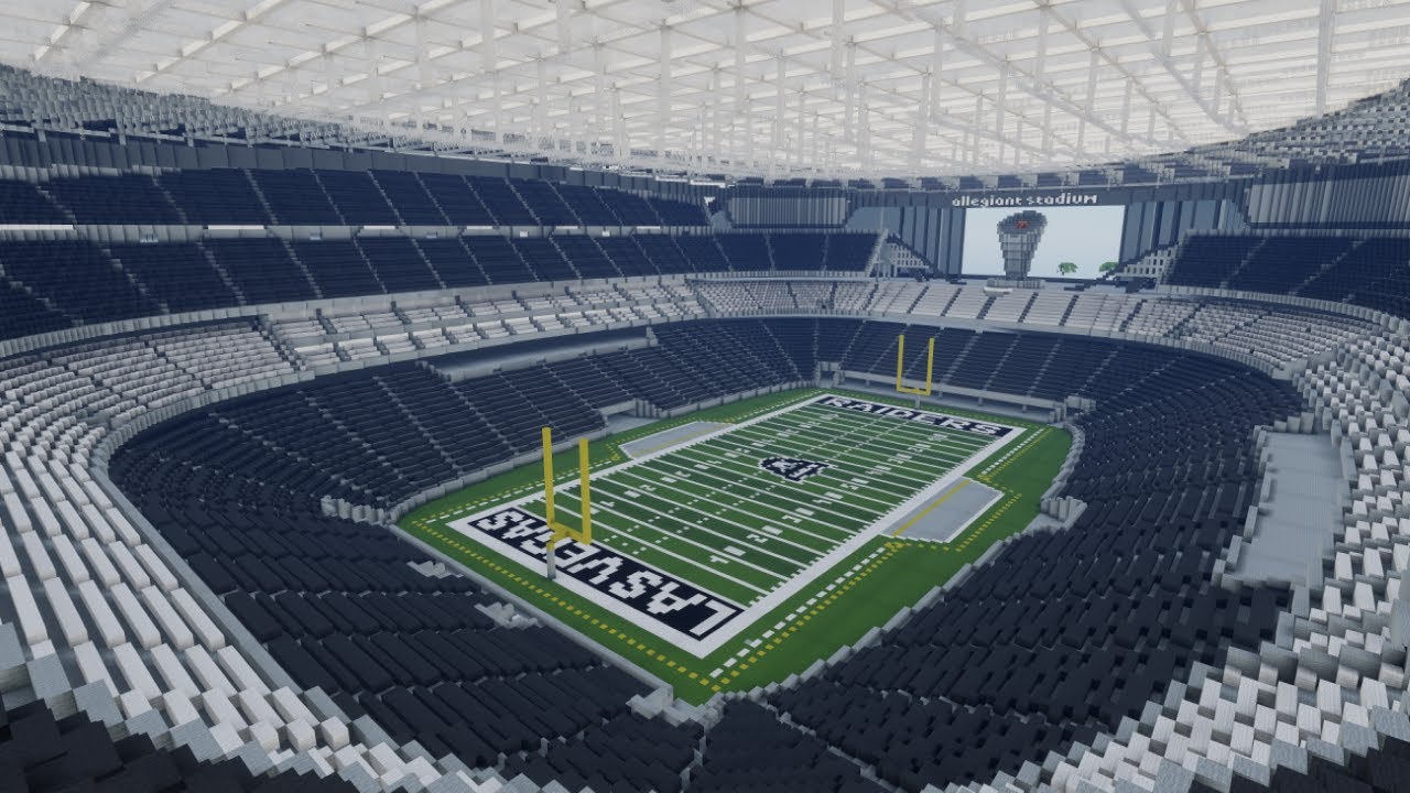 Minecraft - TIMELAPSE - Allegiant Stadium (Raiders) [Official ...