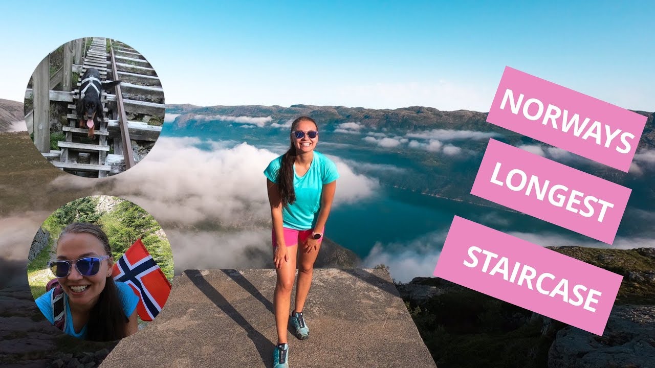 4444 Steps | Norways longest staircase - YouTube