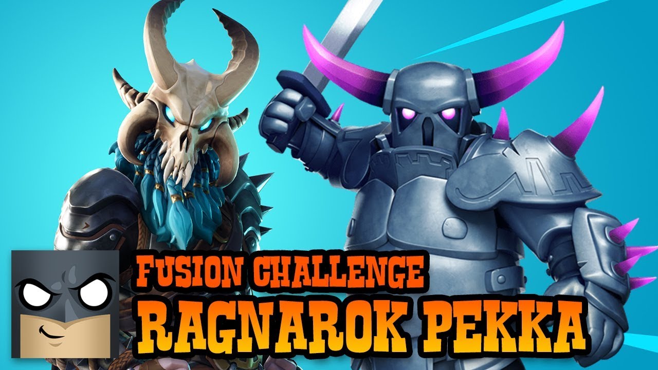 PEKKA meets RAGNAROK | Fortnite + Clash of Clans Fusion Challenge - YouTube