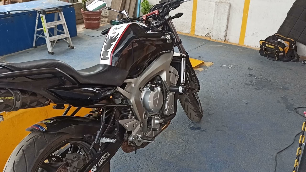 motocicleta Yamaha FZ 600 cc año 2007 ubicación número de motor vin ...