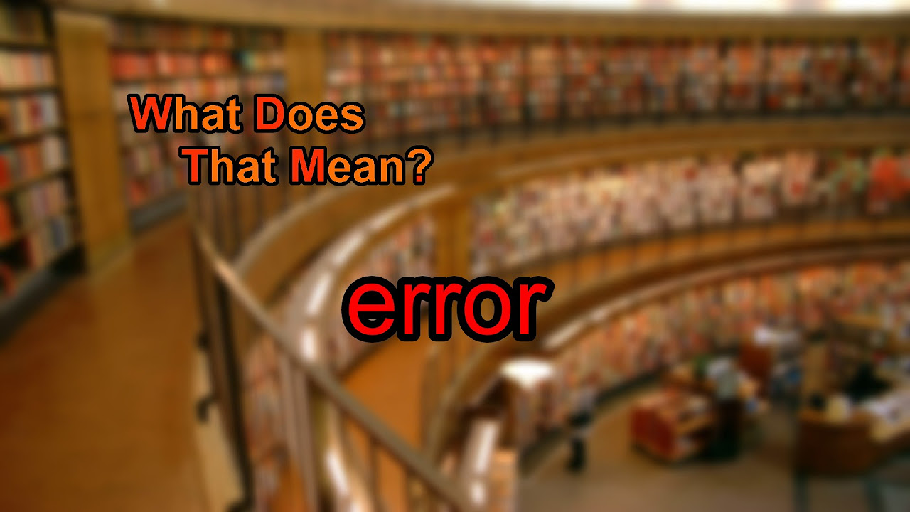 Solved What Does This Error Mean 9to5Science Solved What Does This Error Mean 9to5Science