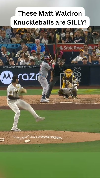 These Matt Waldron Knuckleballs are Silly! #mlb #shorts - YouTube
