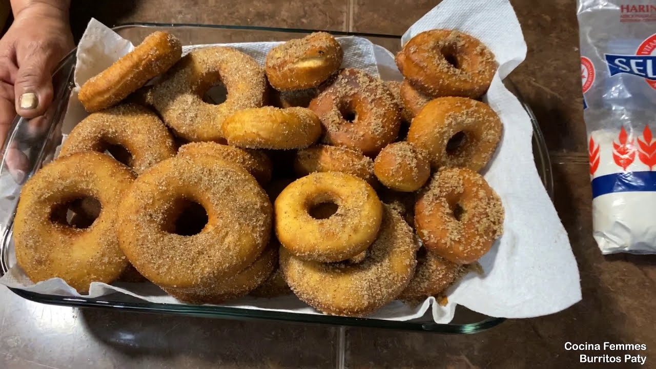 donas de azucar y canela - cocina con paty - YouTube