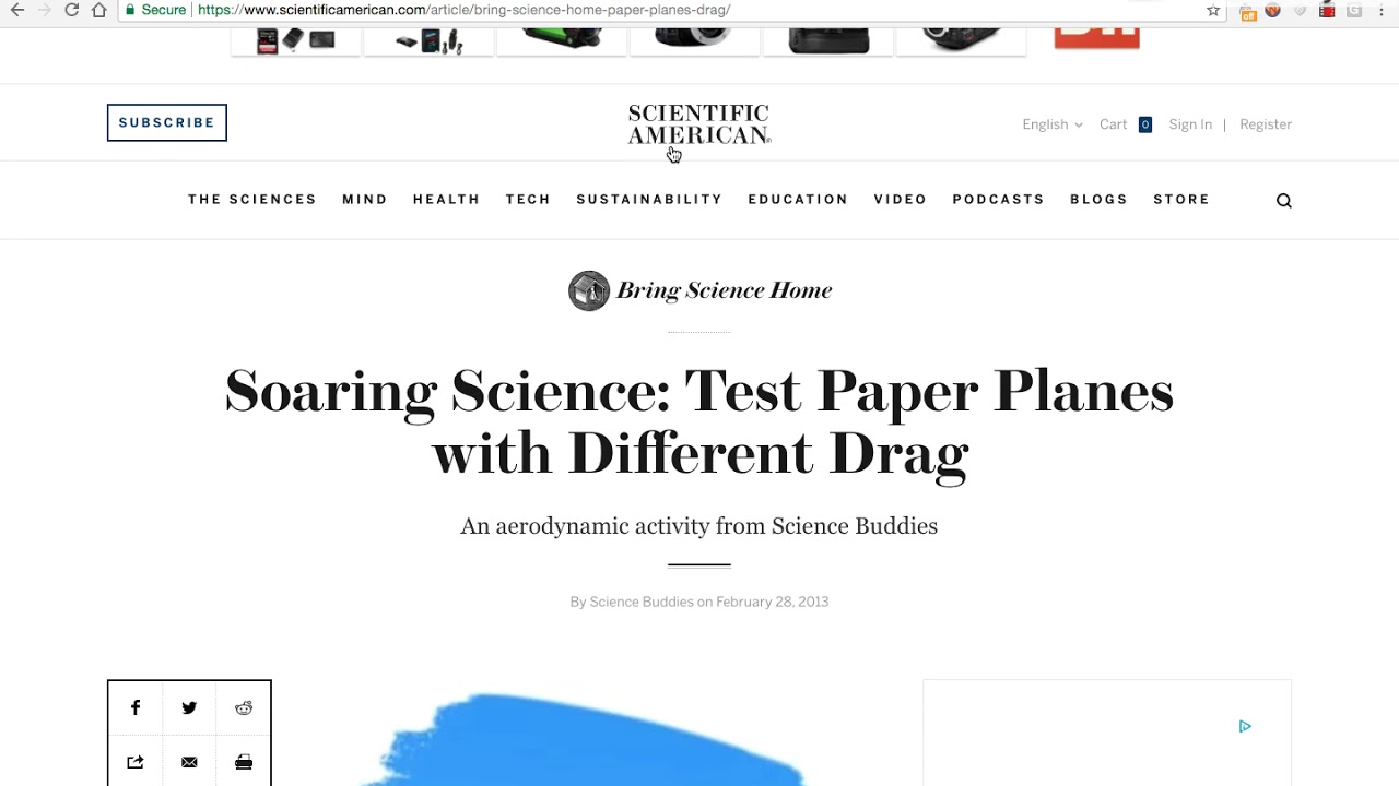 Searching online for a Science fair article - YouTube