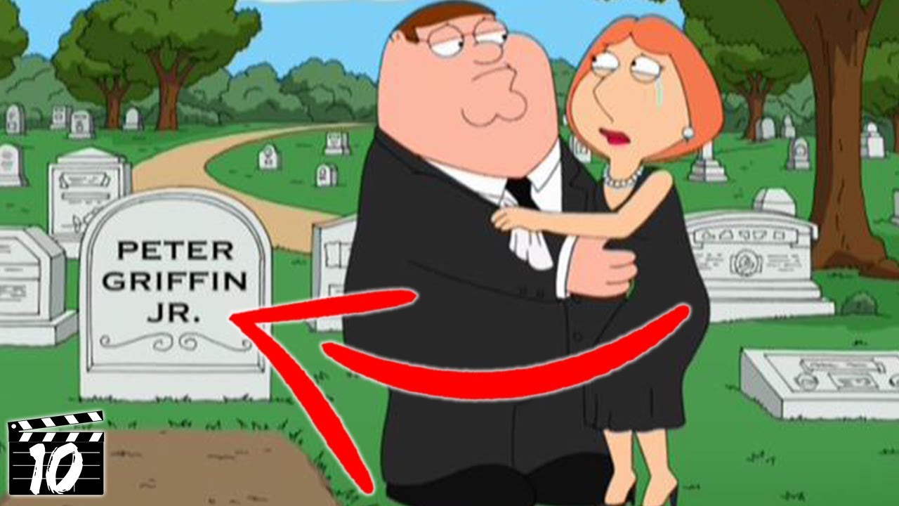 Top 10 Family Guy Dark Secrets You Won't Believe - YouTube
