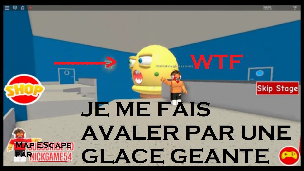 JE ME FAIS AVALER PAR UNE GLACE GÉANTE ! 🥶 (Roblox) - YouTube