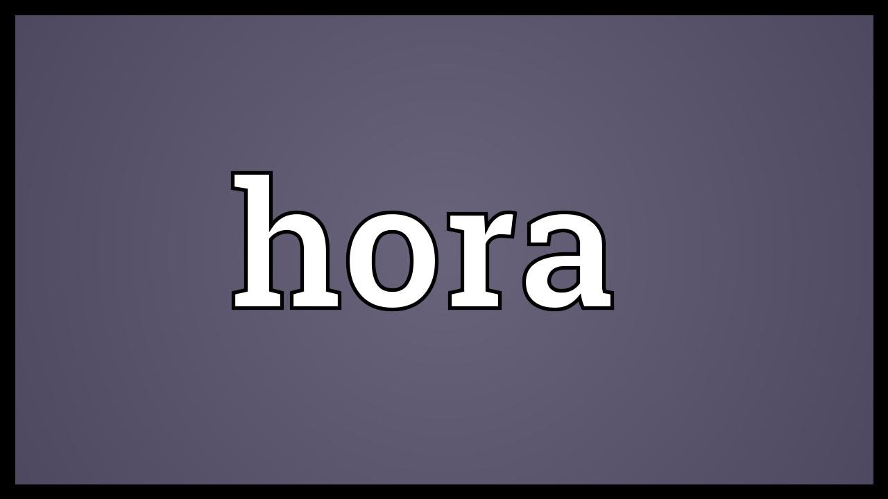 Hora Meaning YouTube
