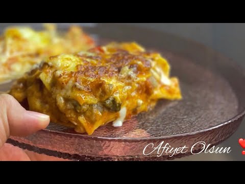 Sebzeli Lazanya | Lazanya Tarifi | Lasagne mit Gemüse | Italya Yemekleri