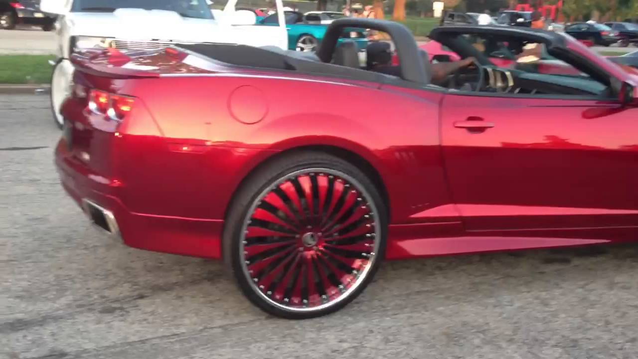 Candy Red Camaro SS Vert on Autonomo Forgie 6s - YouTube