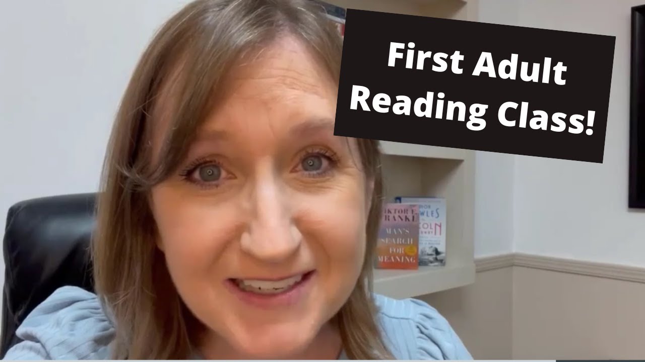 First Adult Reading Class! - YouTube