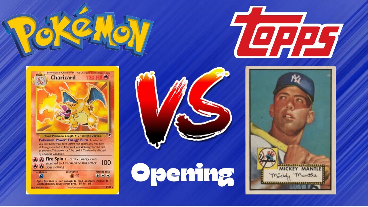 Pokemon Cards Vs Sports Cards Opening!! - YouTube