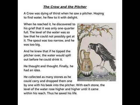 (Reading Practice (Improve your pronunciation in English) The Crow and ...