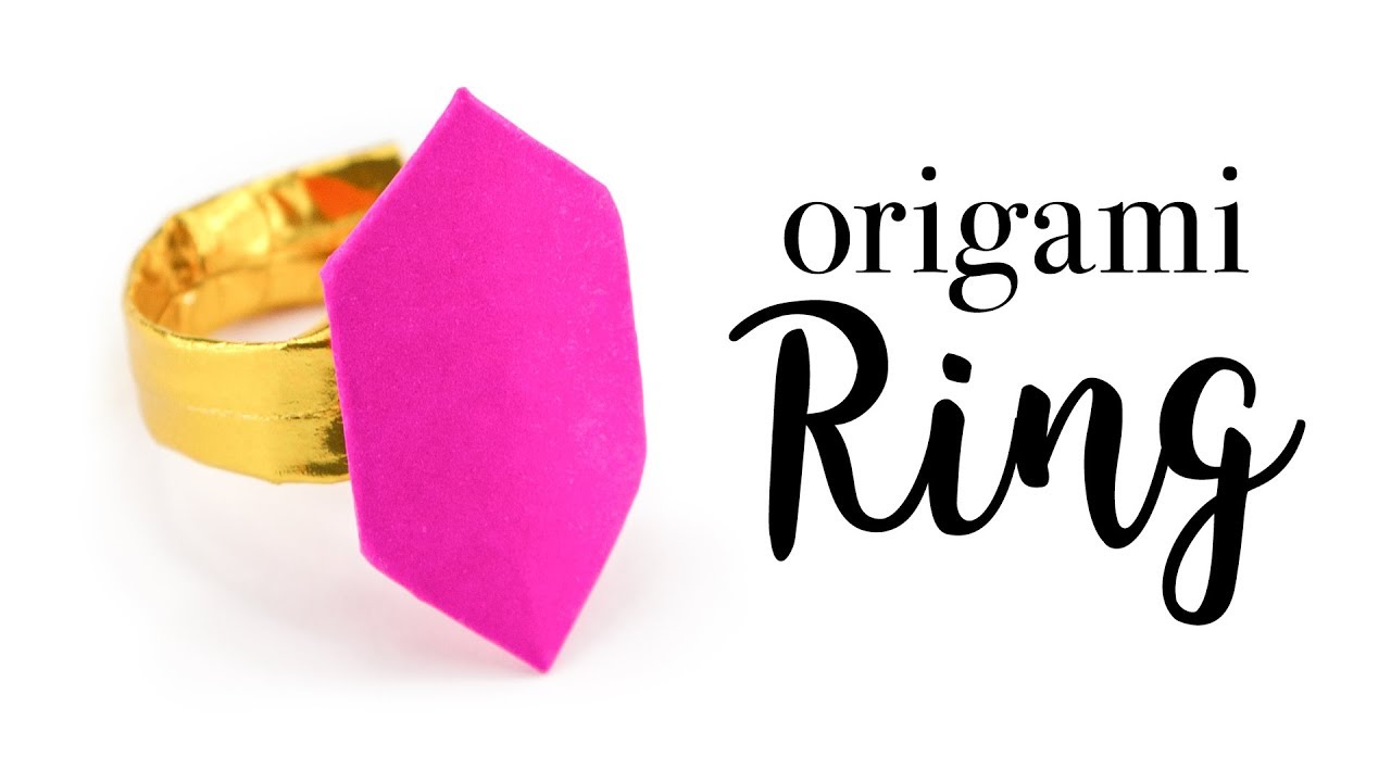 Origami Ring Tutorial - Valentine's Day DIY - Paper Kawaii - YouTube