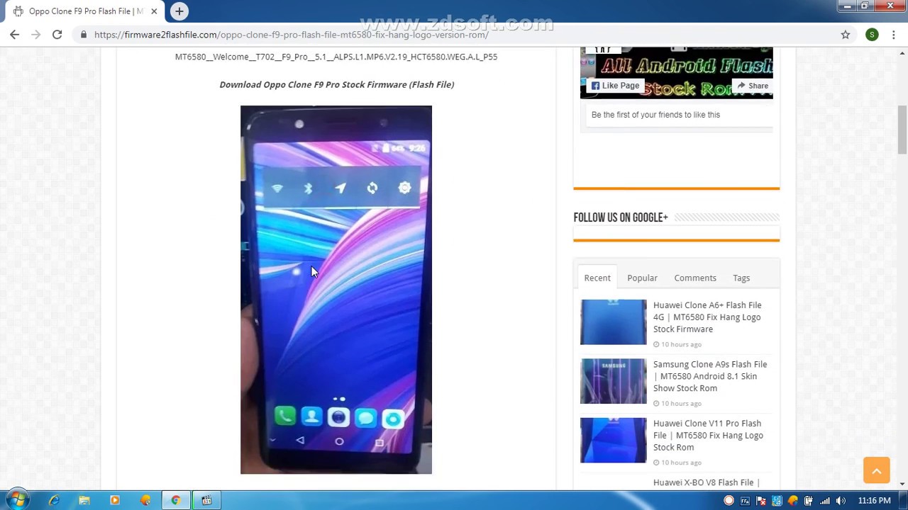Oppo Clone F9 Pro Flash File MT6580 Hang Logo Fix Firmware Download 100 ...
