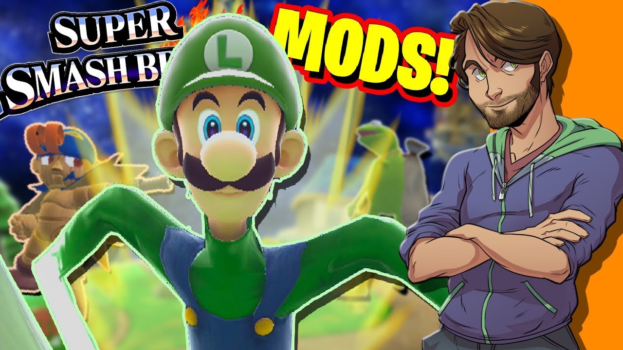 Super Smash Bros. MODS & GLITCHES! - SpaceHamster - YouTube