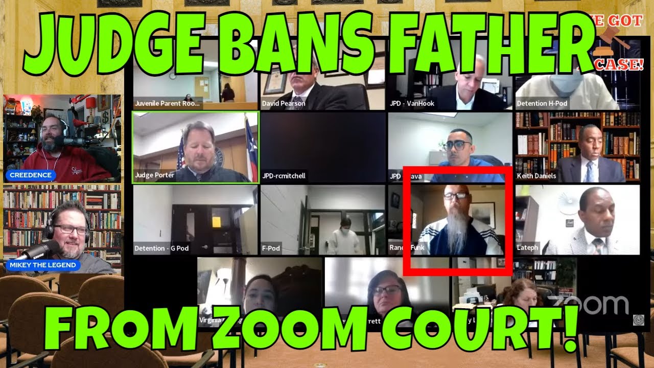 FATHER FIGHTS WITH JUDGE PORTER | LIVE ZOOM COURT DRAMA - YouTube