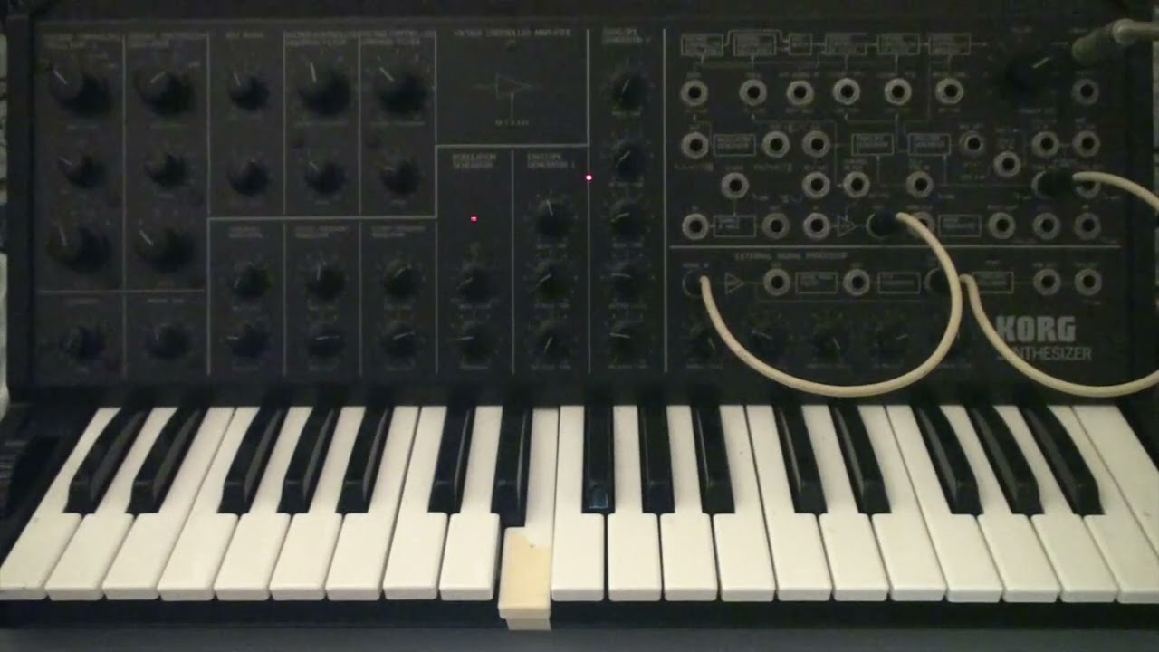 Korg MS-20 a quiet loop #korgms20 #2WireChallenge - YouTube