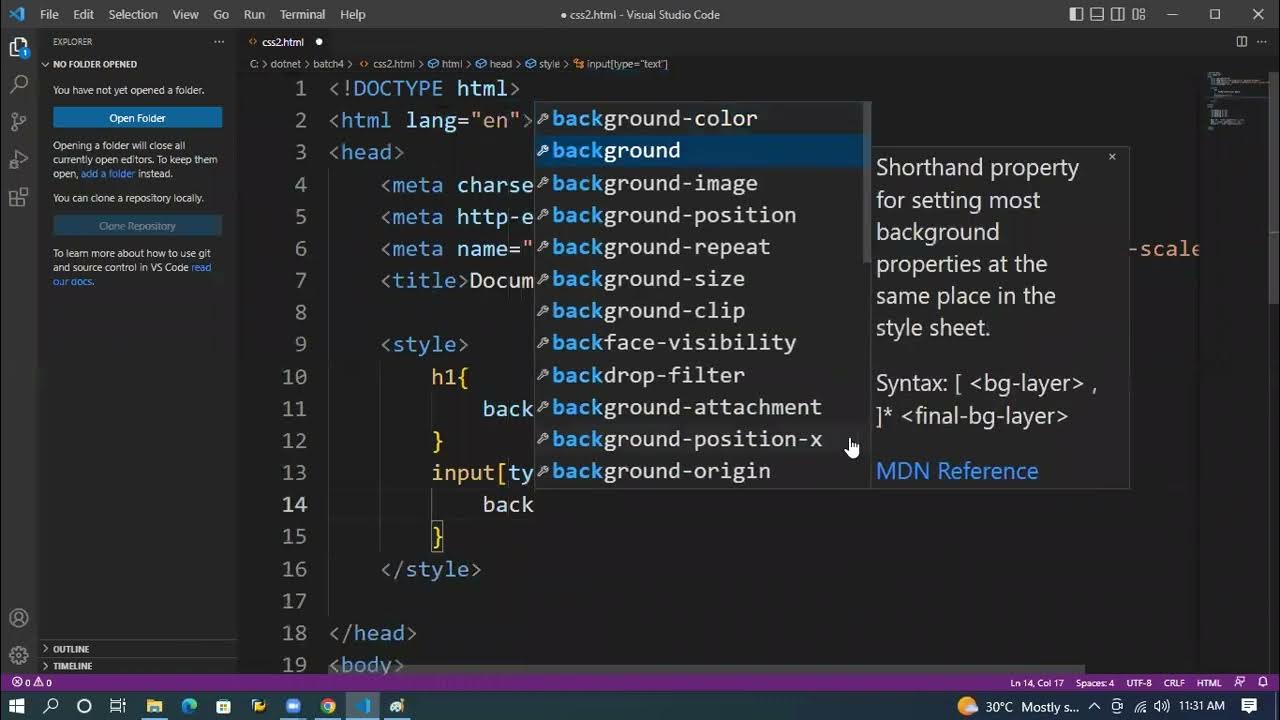 Css Tutorial 1 Youtube