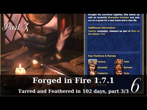 Heroes 3 Playthrough, Forged in Fire, Tarred and Feathered (map 6, part 3/3)