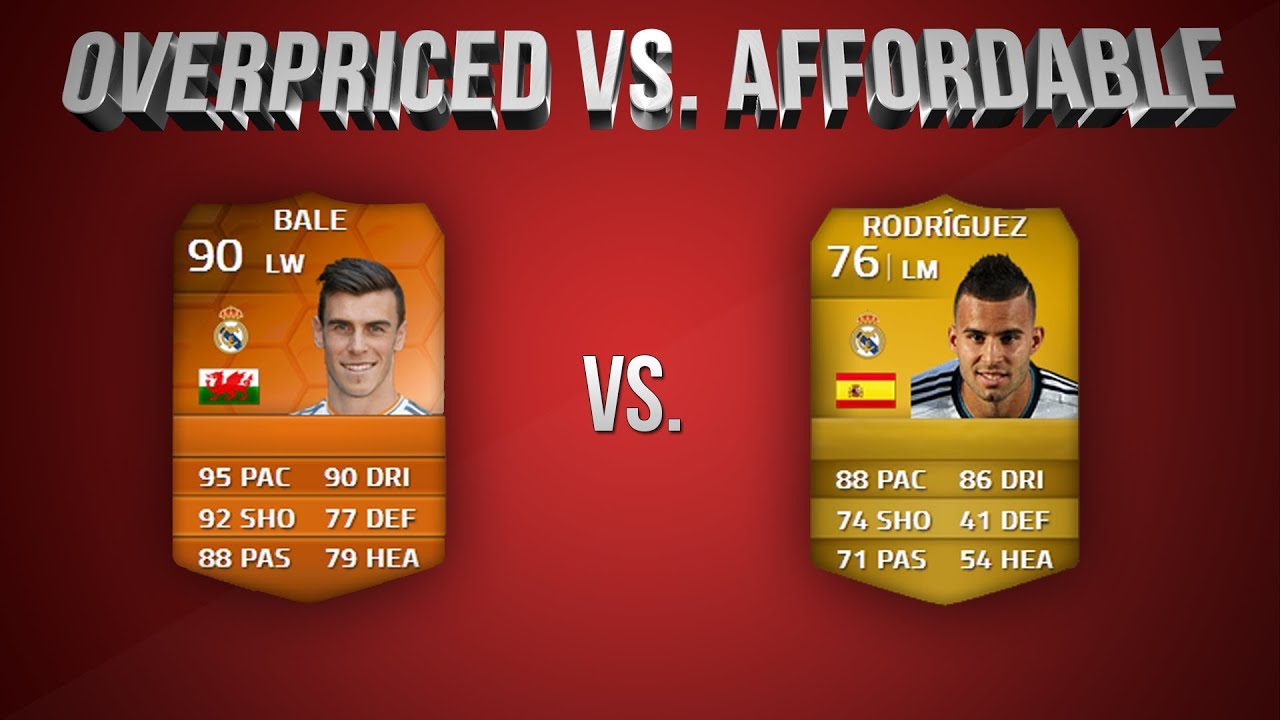 FIFA 14 | OverPriced vs Affordable: MoTM Bale vs Jese Rodriguez - YouTube