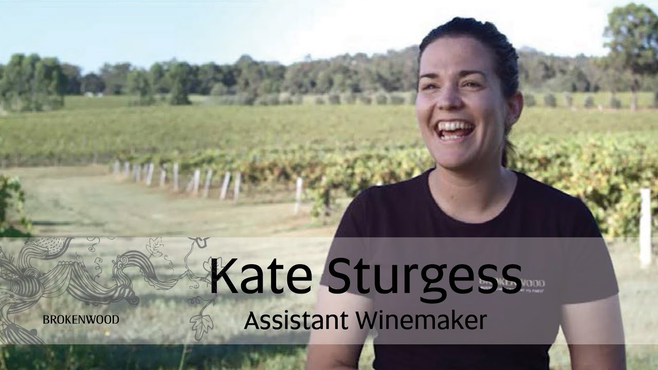 BROKENWOOD WINES: Kate Sturgess, Assistant Winemaker - YouTube