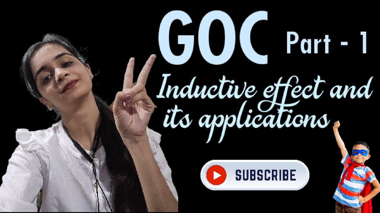 GOC l Inductive effect l organic chemistry #goc #inductiveeffect # ...