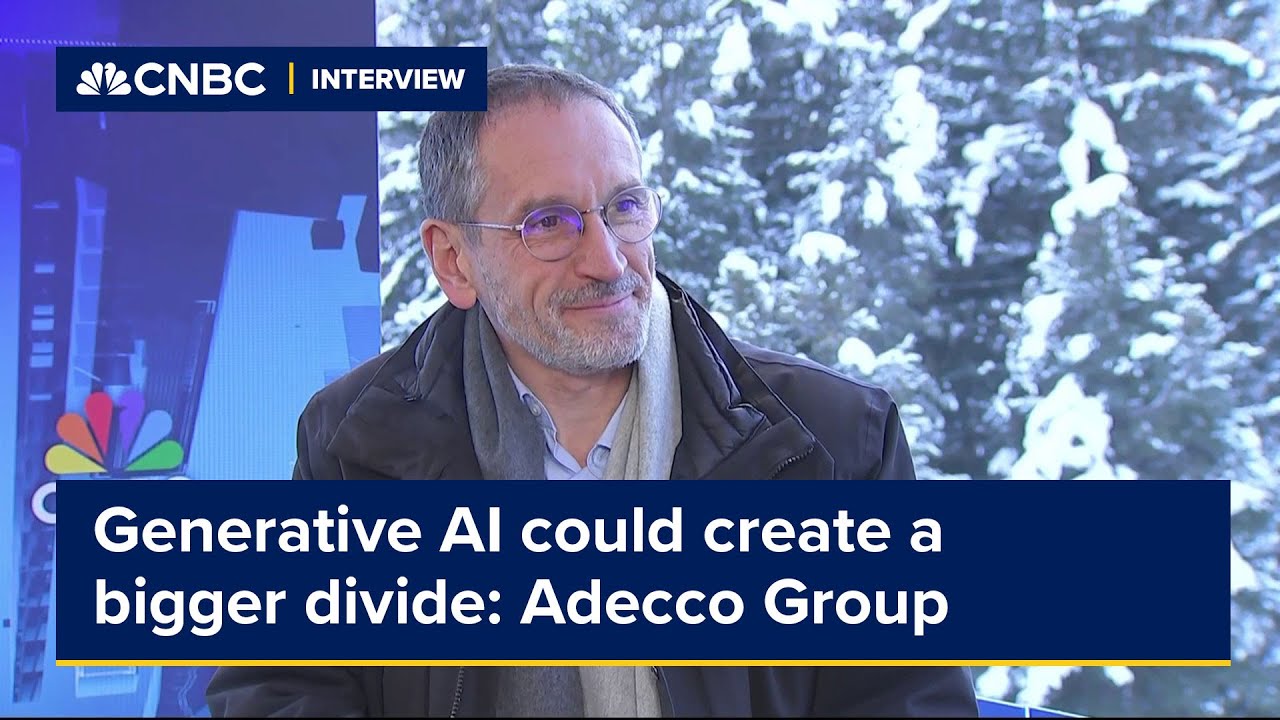 Generative AI could create a bigger divide if we don't prepare, says ...