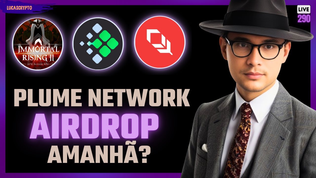 PLUME NETWORK AIRDROP SAIRÁ AMANHÃ? - YouTube