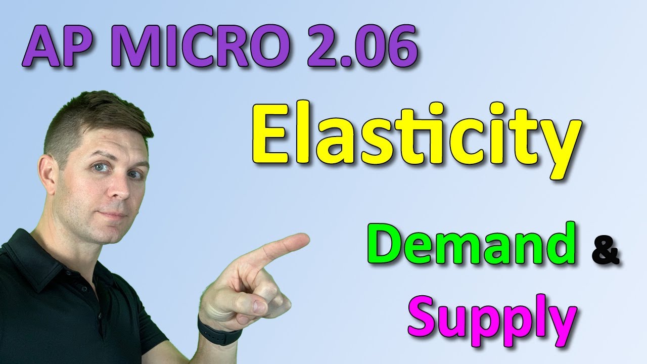 Elasticity of Demand and Supply - Microeconomics 2.06 - Unit 2 - Supply ...