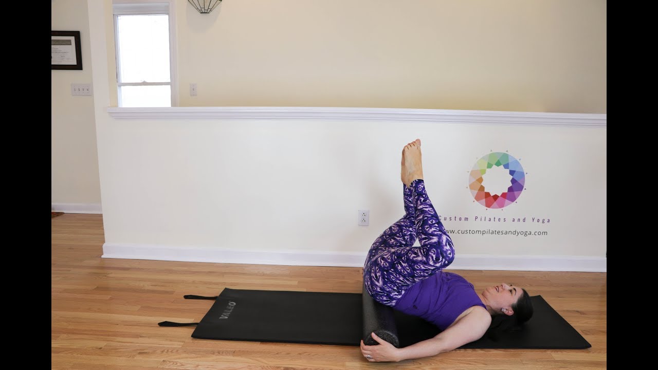 Pilates Frog on the Foam Roller - YouTube